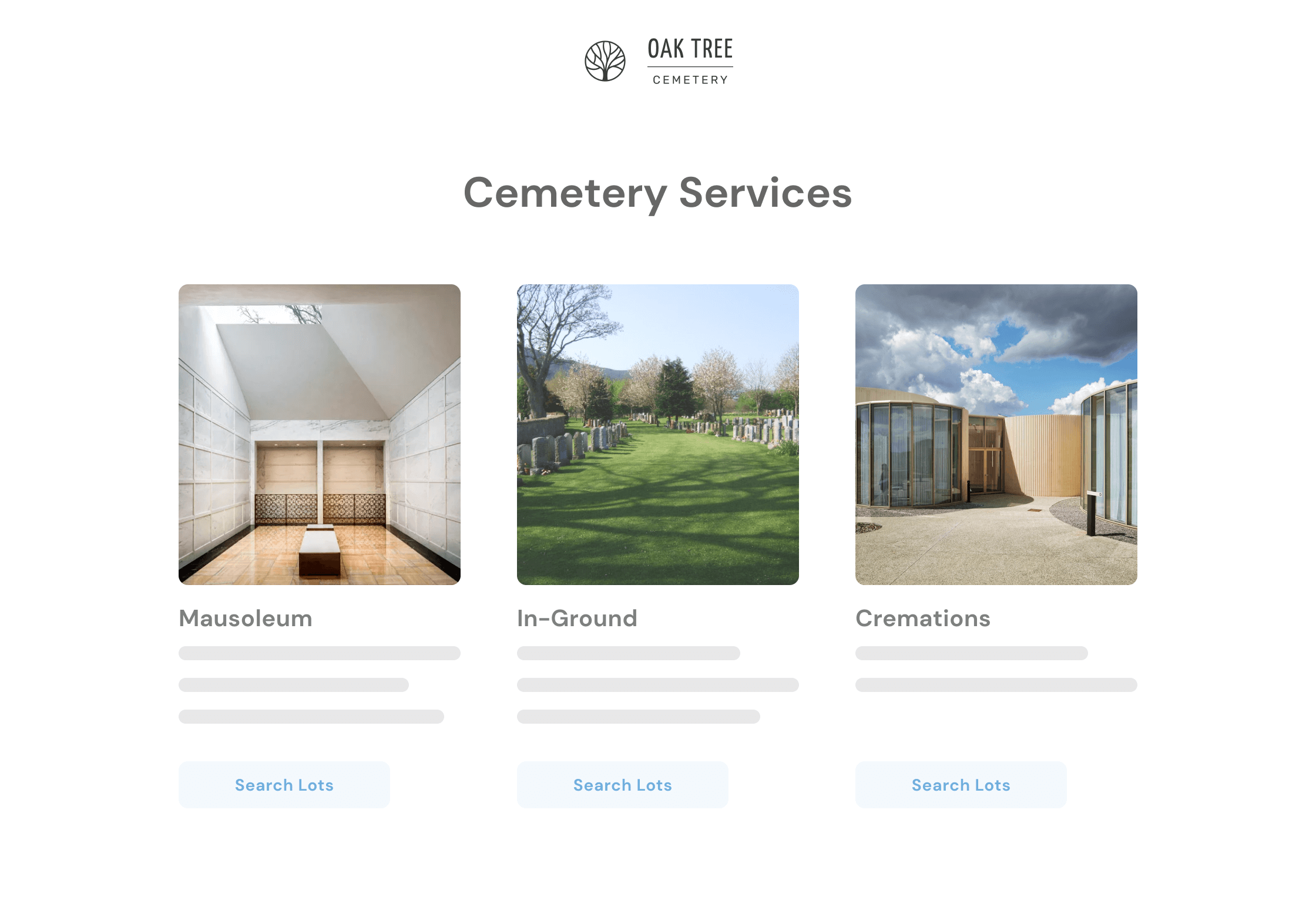 Cemetery Website & Search Portal: Digital Public Solutions